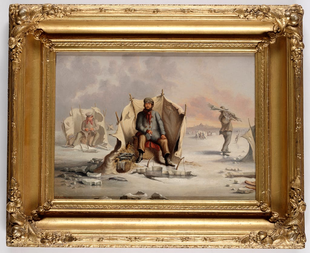 Winter Fishing on the Charles River