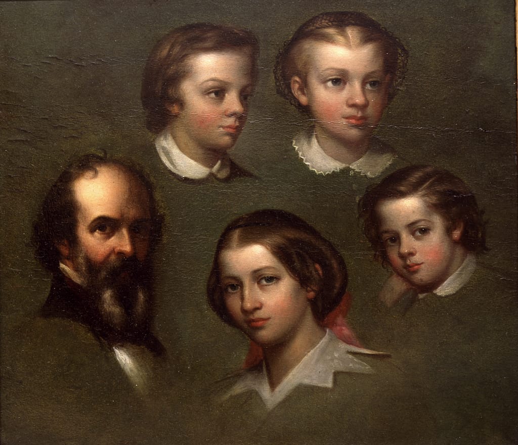 The Artist and His Wife and Three Children