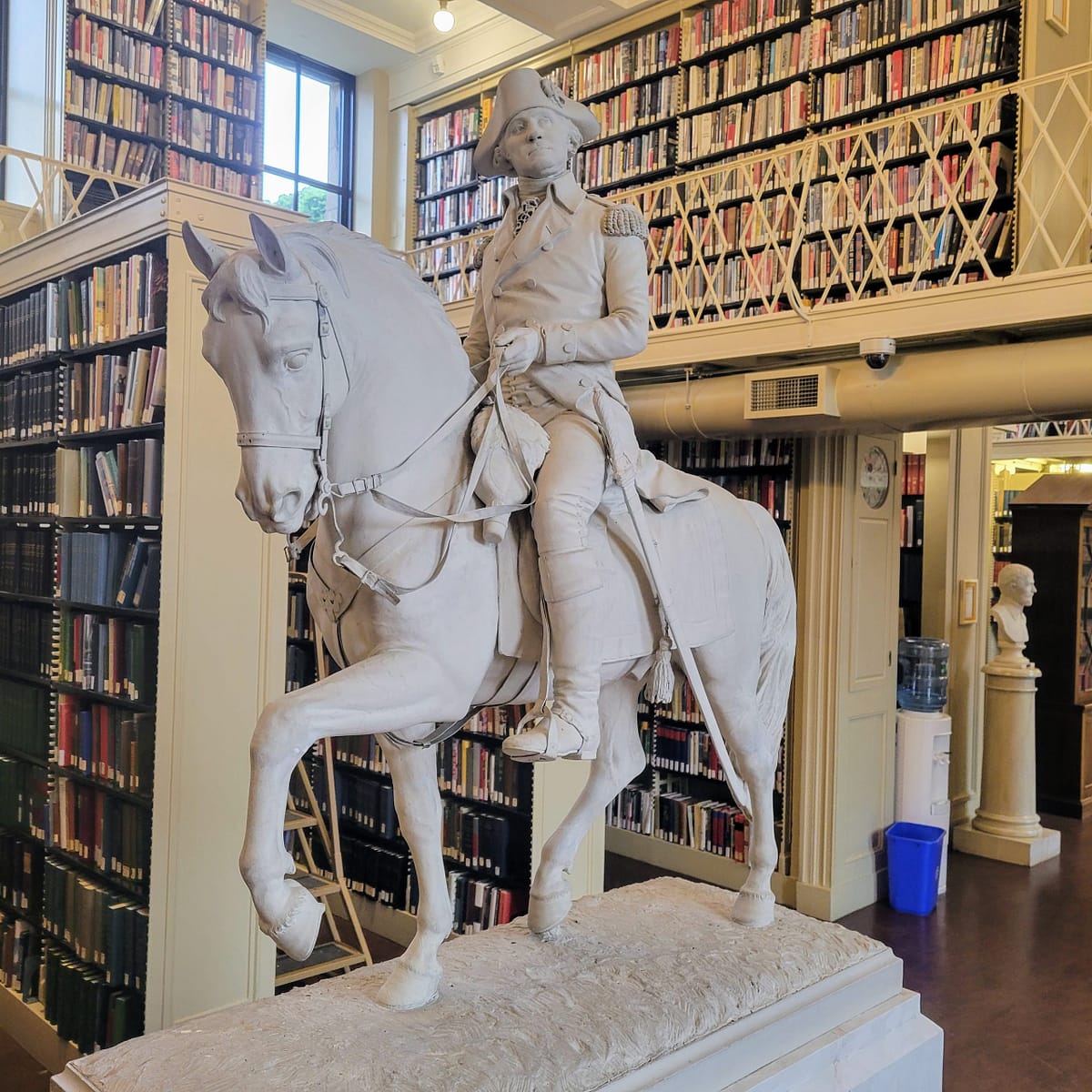 Only at the Athenaeum: George and his Steed - Boston Athenaeum