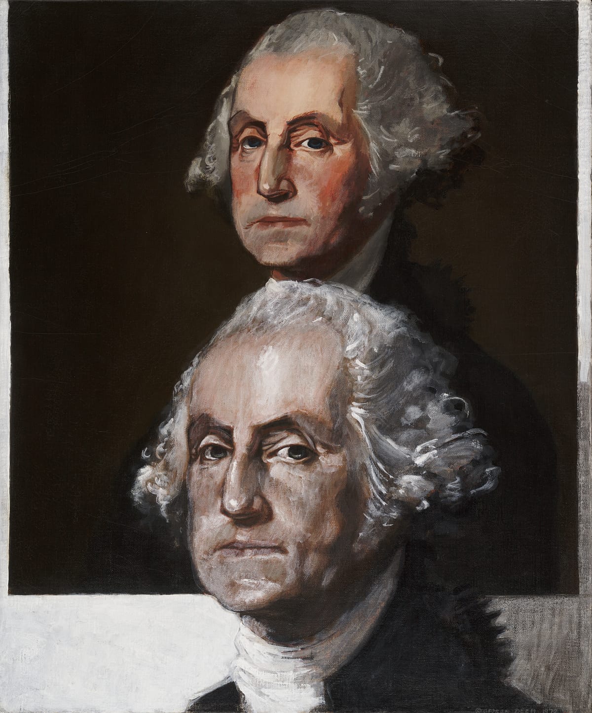 George Washington and His Portrait (George Washington, George Washington)