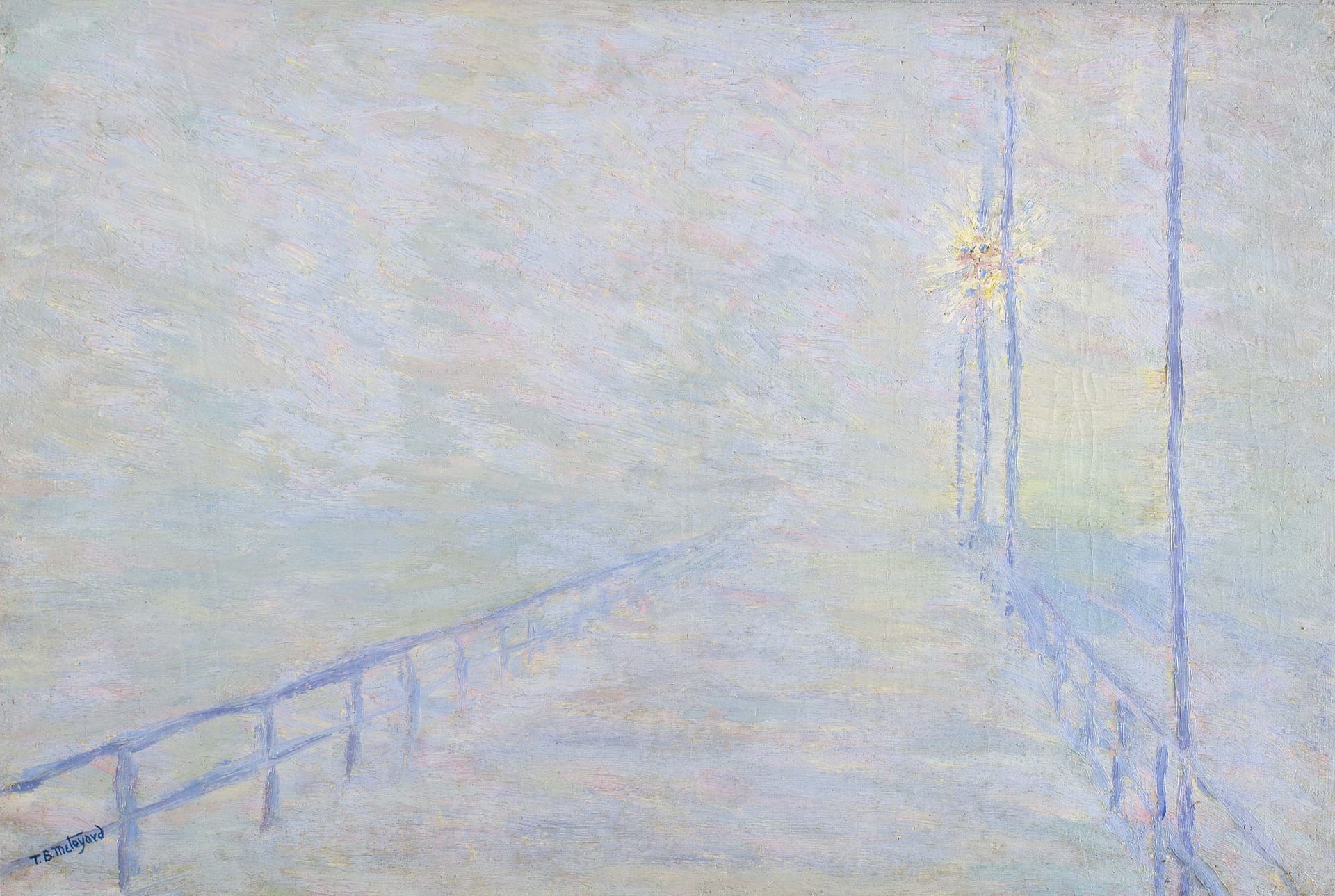 Marine Moonlight (The Causeway in Fog)